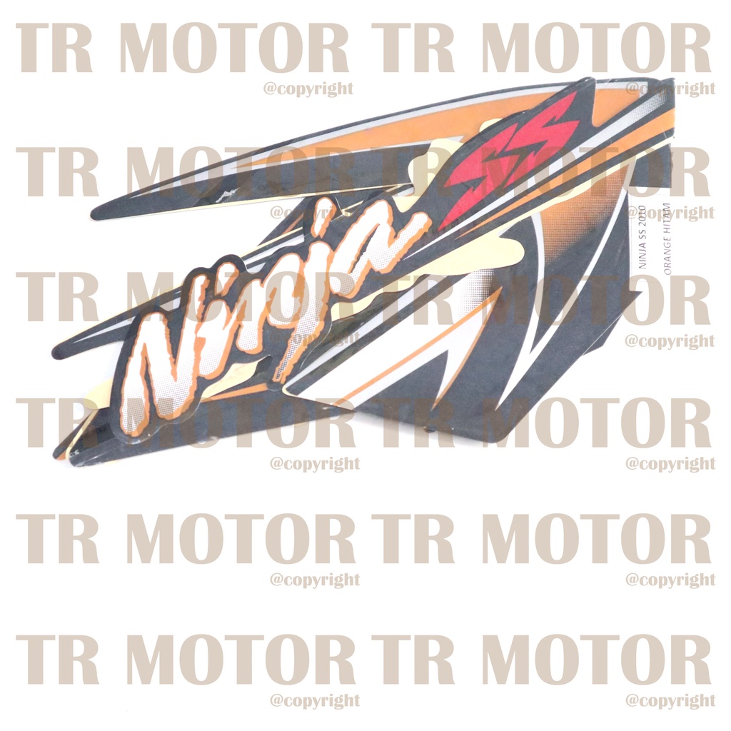 Jual Stiker Motor Ninja SS 2010 Sticker Striping Lis Full Set Motor ...