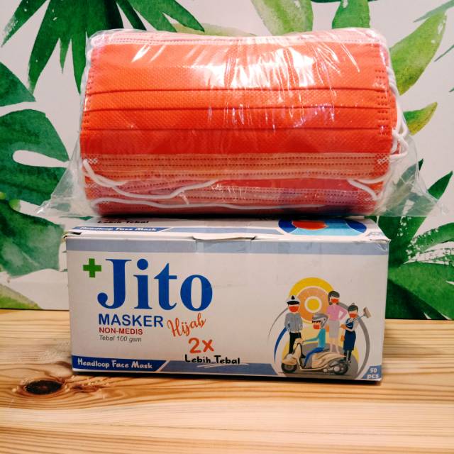 Jual Masker Jito / Masker Non Medis Hijab tutorial 50 Pcs | Shopee ...