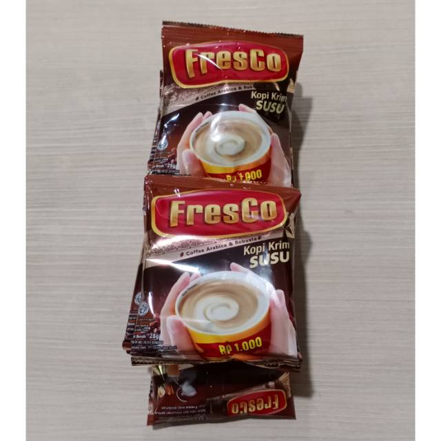 Jual FRESCO KOPI SUSU / KOPI SUSU FRESCO (1 RENTENG ISI 12 SACHET ...