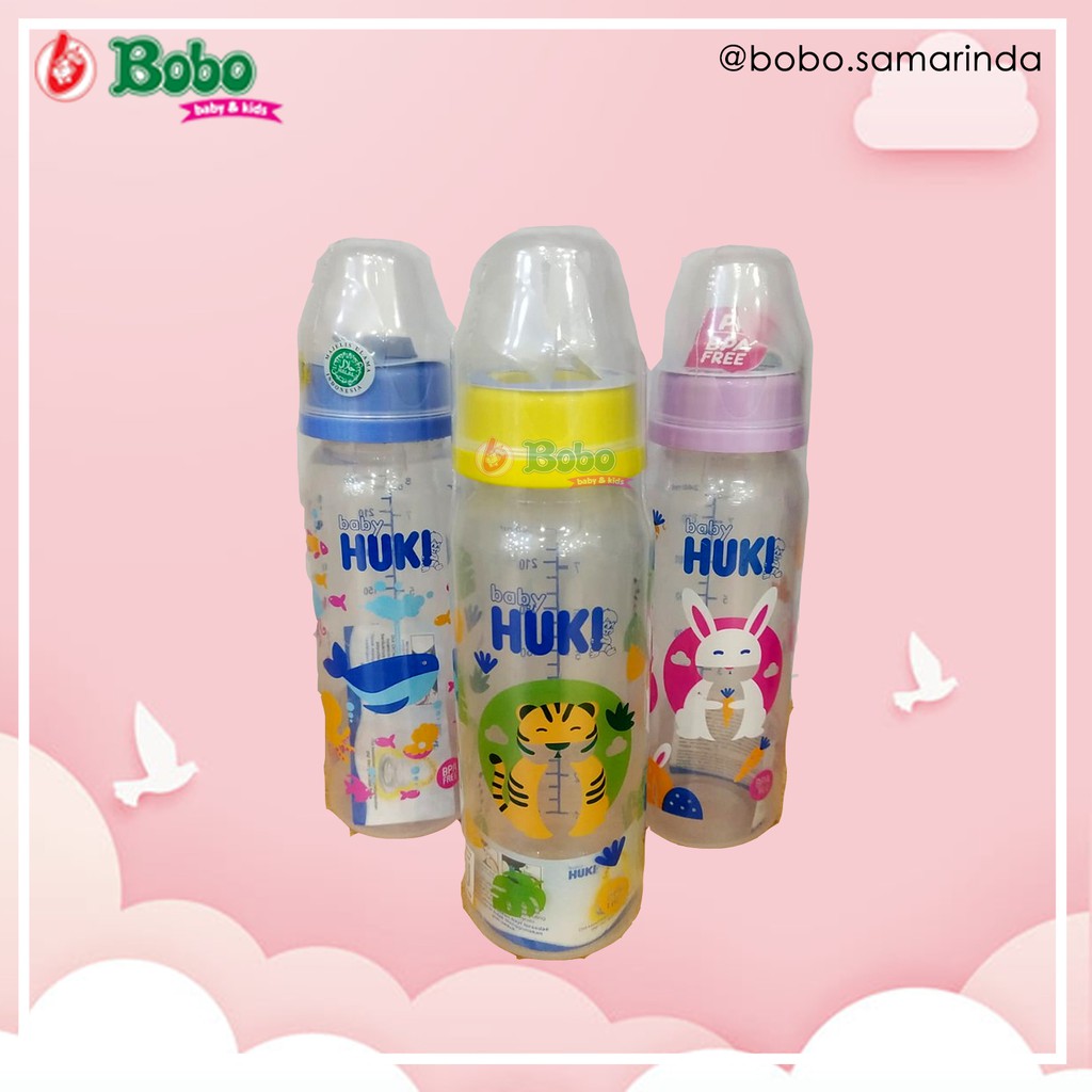 Jual HUKI CI0329 BOTOL PP SP ROUND 240 ML / BOTOL SUSU BAYI / BOTOL DOT ...
