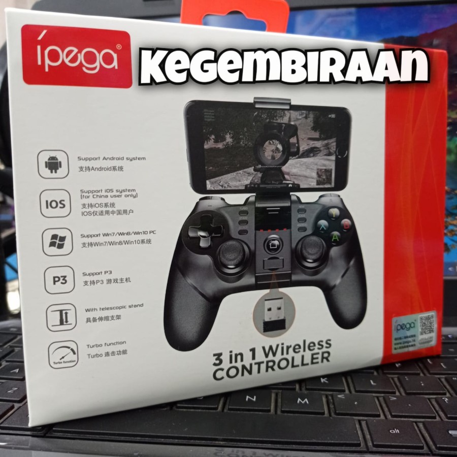 Jual Ipega 9076 Gamepad Controller Stick Android Bluetooth Joystick USB | Shopee Indonesia