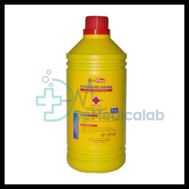 Jual Povidone Iodine 1 Liter Obat Luka Merah Onemed | Shopee Indonesia
