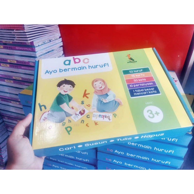 Jual Buku Anak Belajar Membaca ABC AYO BERMAIN HURUF - HOOPOE | Shopee ...