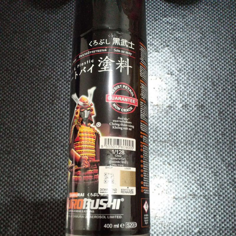 Jual 128 clear cat semprot samurai paint 400ml / pylox pilox pilok warna murah kurobushi japan ...