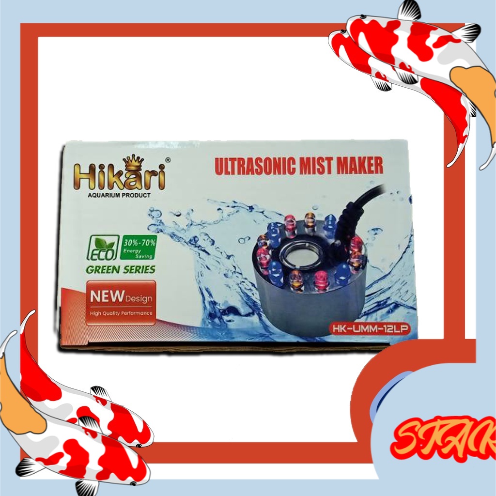 Jual mesin pembuat kabut 12 mata ULTRASONIC MIST MAKER HIKARI HK UMM 12 ...
