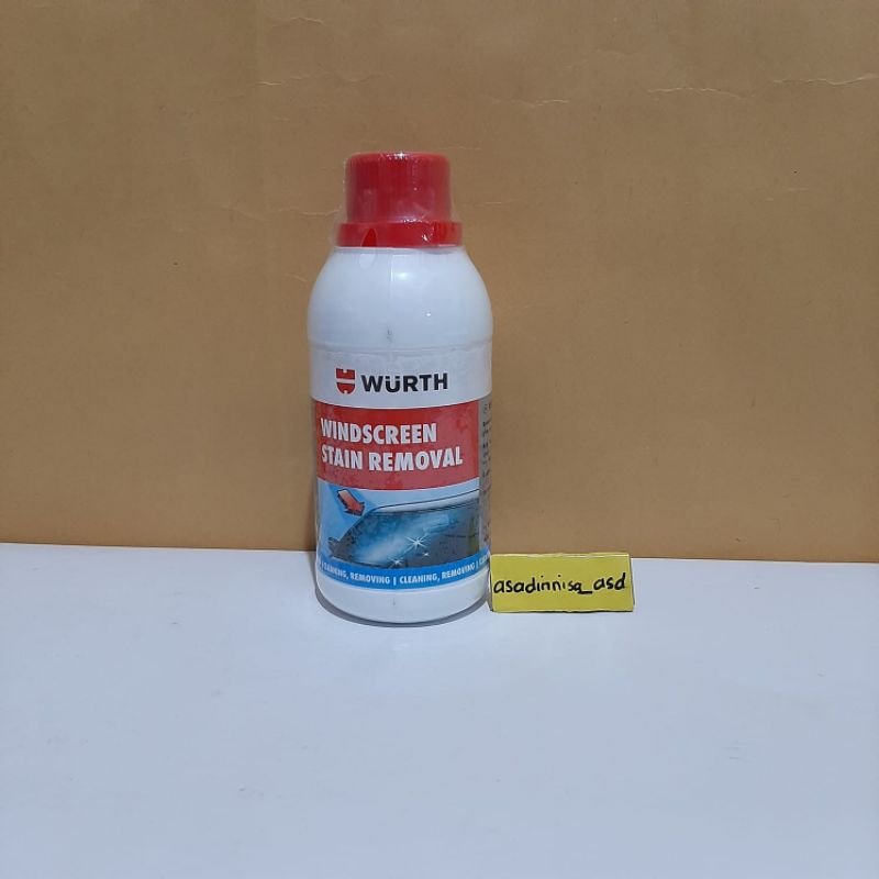 Jual WURTH Windscreen Stain Removal 250 mL pembersih kaca, anti jamur ...