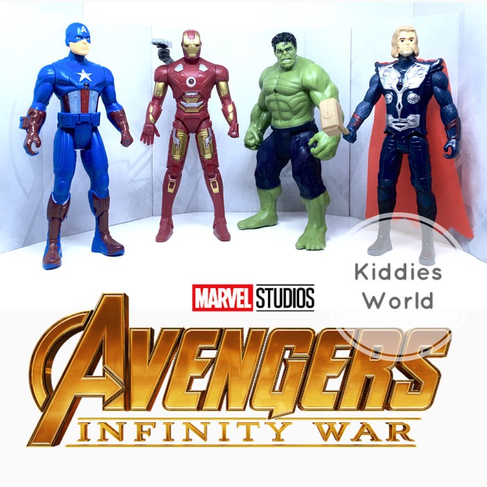 Jual MAINAN FIGUR AVENGERS [IRONMAN- CAPTAIN AMERICA- THOR- HULK ...