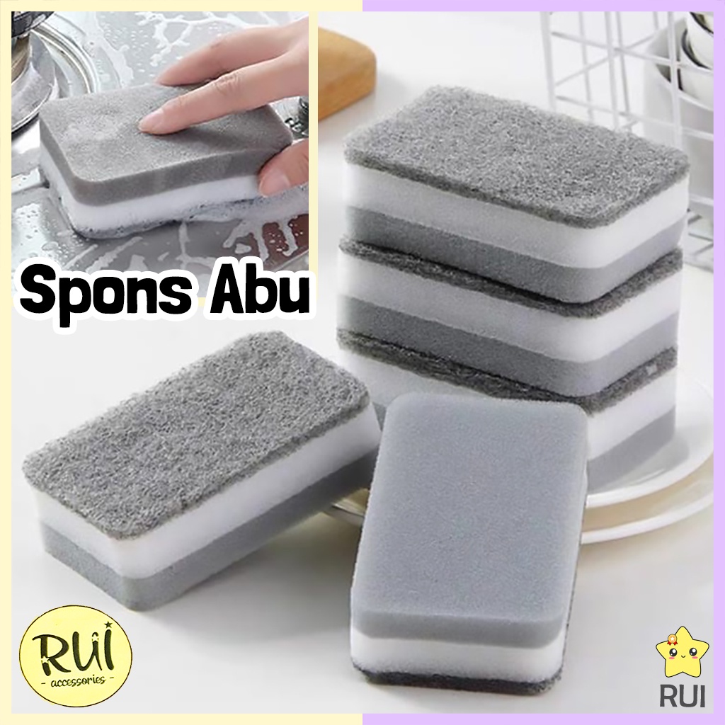 Jual Spons ABU Cuci Piring Dua Sisi Sponge Double Side Magic Dishwash ...