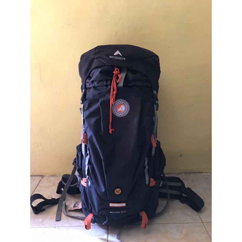 Jual Carrier eiger rhinos 60liter | Shopee Indonesia