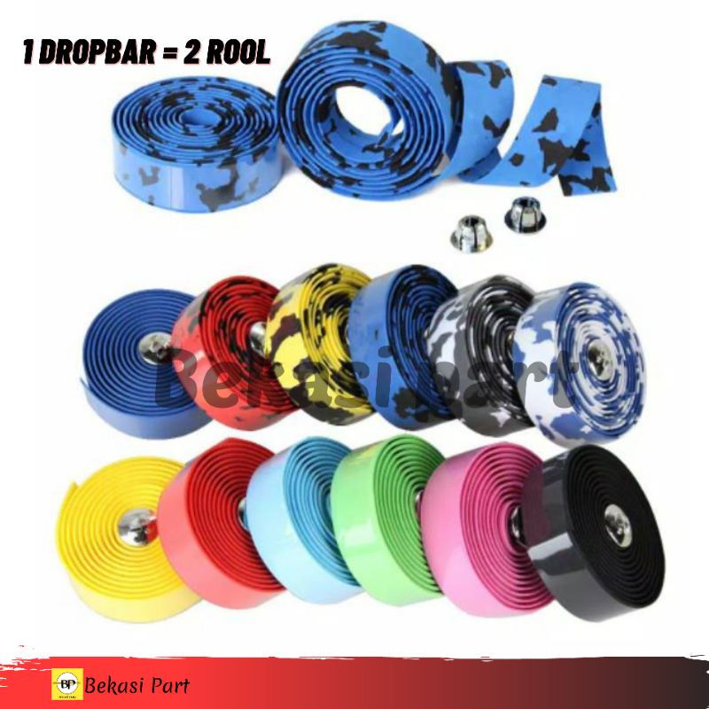 Jual 2 Roll Bar tape handlebar sepeda balap fixie dropbar stang ...