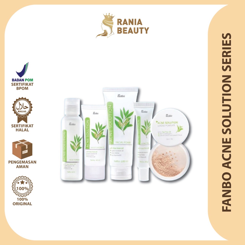 Jual Fanbo Acne Solution Series | Rania Beauty | Shopee Indonesia