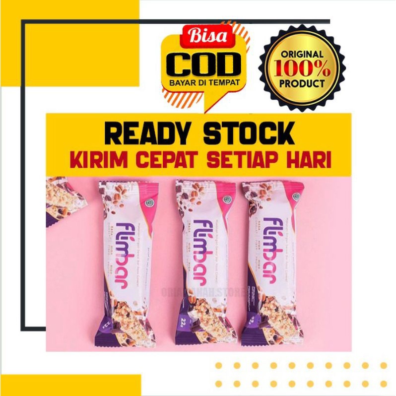 Jual Flimty Flimbar Snack Sehat Sereal Bar Diet Meal Replacement Tinggi ...