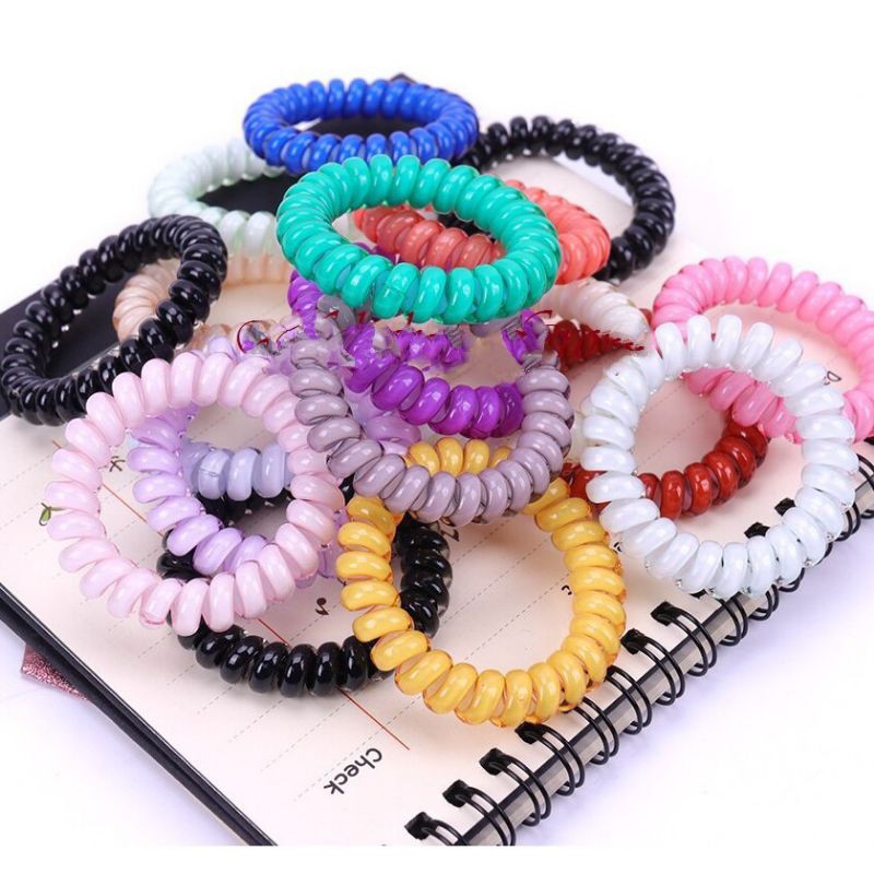 Jual Isi 6 pcs Ikat Rambut seri Karet Spring Spiral | Shopee Indonesia