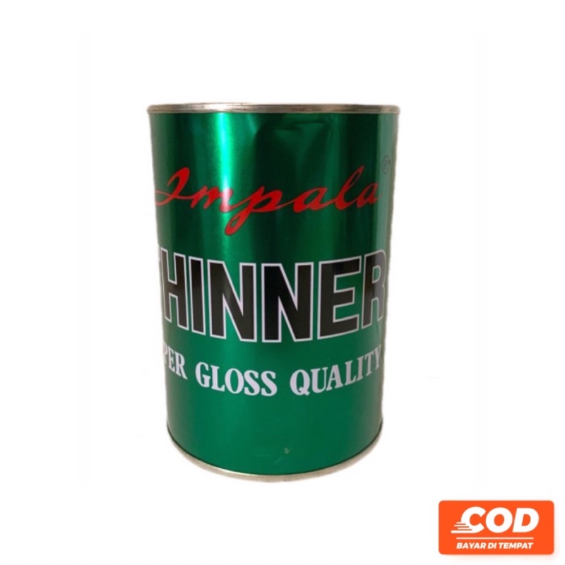 Jual Thinner Impala 1 Liter | Tiner Impala Pengencer Cat | Shopee Indonesia