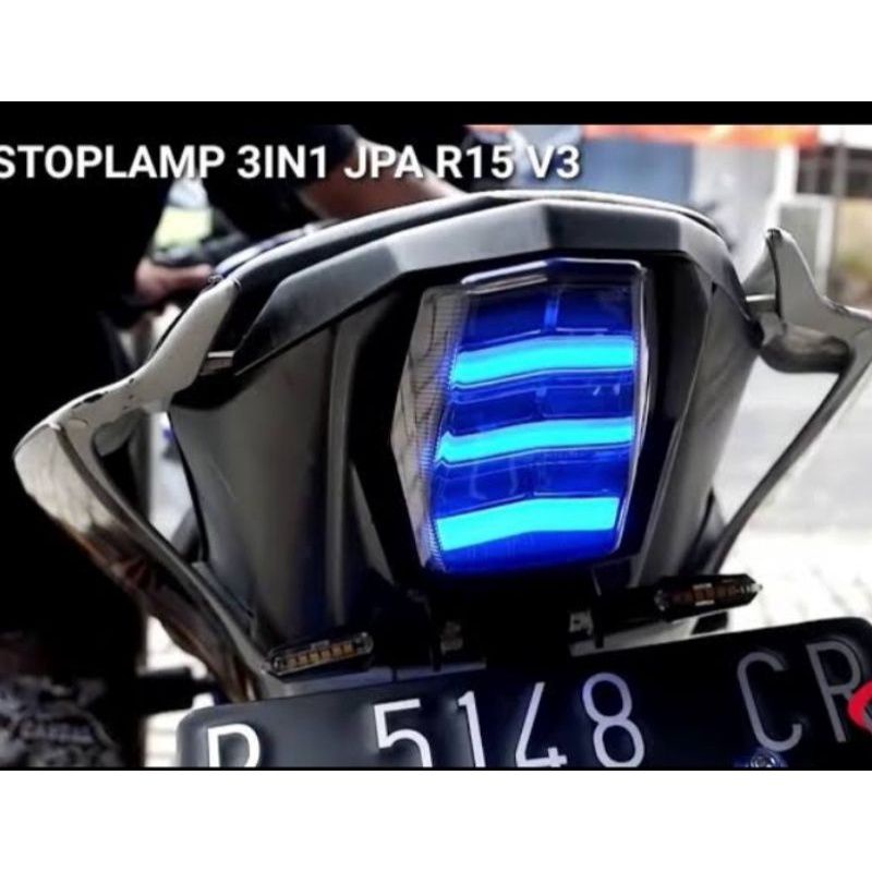 Jual STOPLAMP LAMPU STOP LED JPA YAMAHA R15 V3 VVA R15 V4 SEIN RUNNING ...