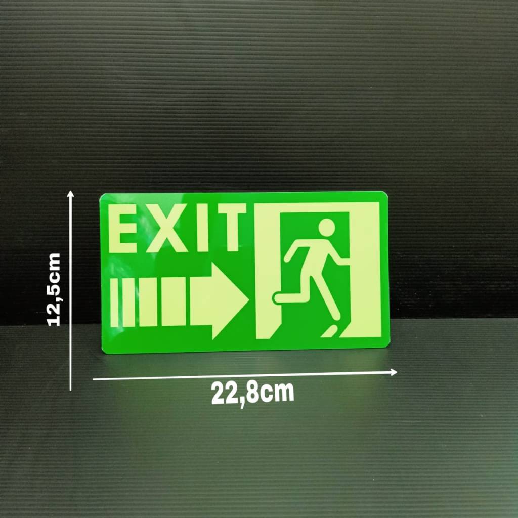 Jual Sign Label Acrylic Tulisan Exit | Shopee Indonesia