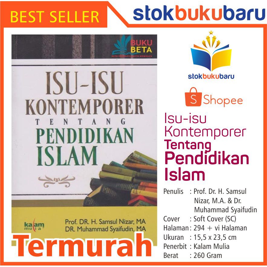 Jual BUKU Isu-isu Kontemporer Tentang Pendidikan Islam | Shopee Indonesia