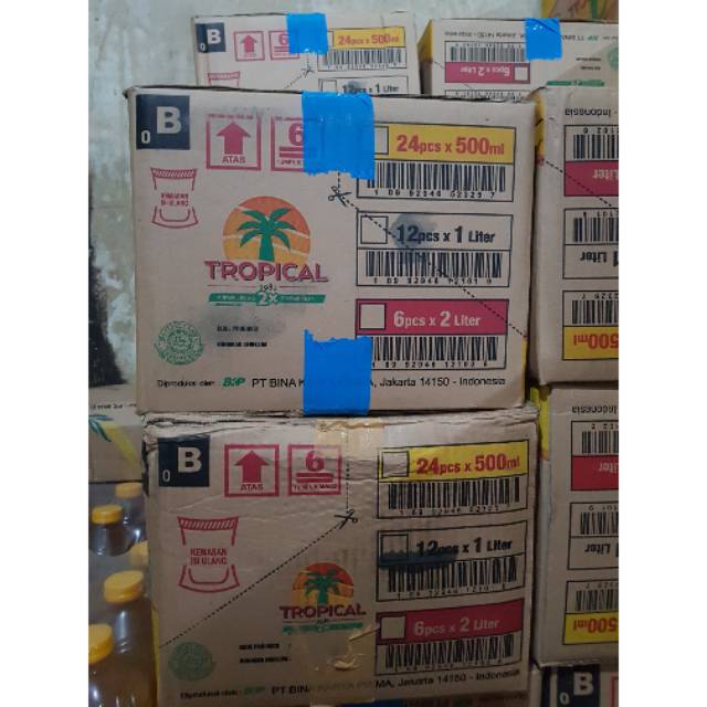 Jual Tropical Minyak Goreng DUS 1 Liter ( 1000 ml ) per KARTON | Shopee ...