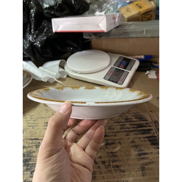Jual ECER ANKA PIRING MANGKOK MANGKUK MAKAN BATIK 1 Pcs PIRING MAKAN ...