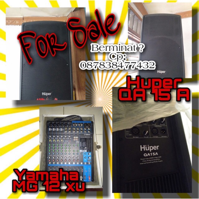 Jual Speaker Huper QA15A | Shopee Indonesia