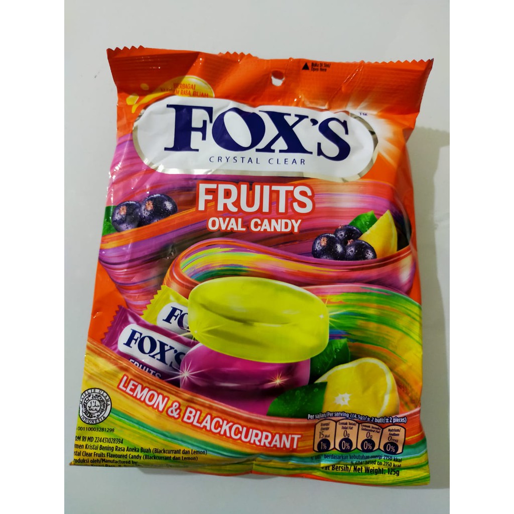 Jual Permen FOX'S Berries/Fruits/Mint Blossom Oval Candy & Coffee ...