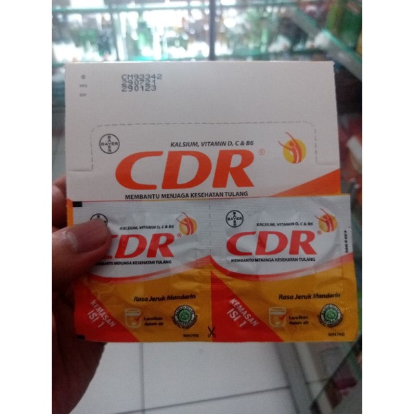 Jual PROMO CDR EFFERVESCENT BOX ISI 12 STRIP (24 Tab) | Shopee Indonesia