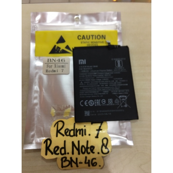 Jual BATERAI XIAOMI BN46 / BATERAI REDMI 7 / BATERAI REDMI NOTE 8 ORI ...