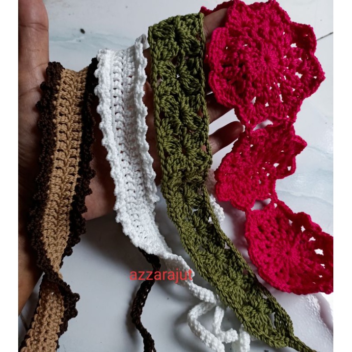 Jual headband rajut / bandana rajut / ikat kepala rajut | Shopee Indonesia