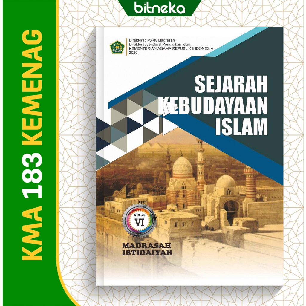 Jual Buku Siswa Sejarah Kebudayaan Islam SKI Kelas 6 MI KEMENAG KMA 183 | Shopee Indonesia