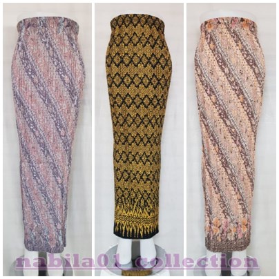 Jual Rok Plisket Batik Panjang Jumbo - Original Rok Batik Plisket Rok ...