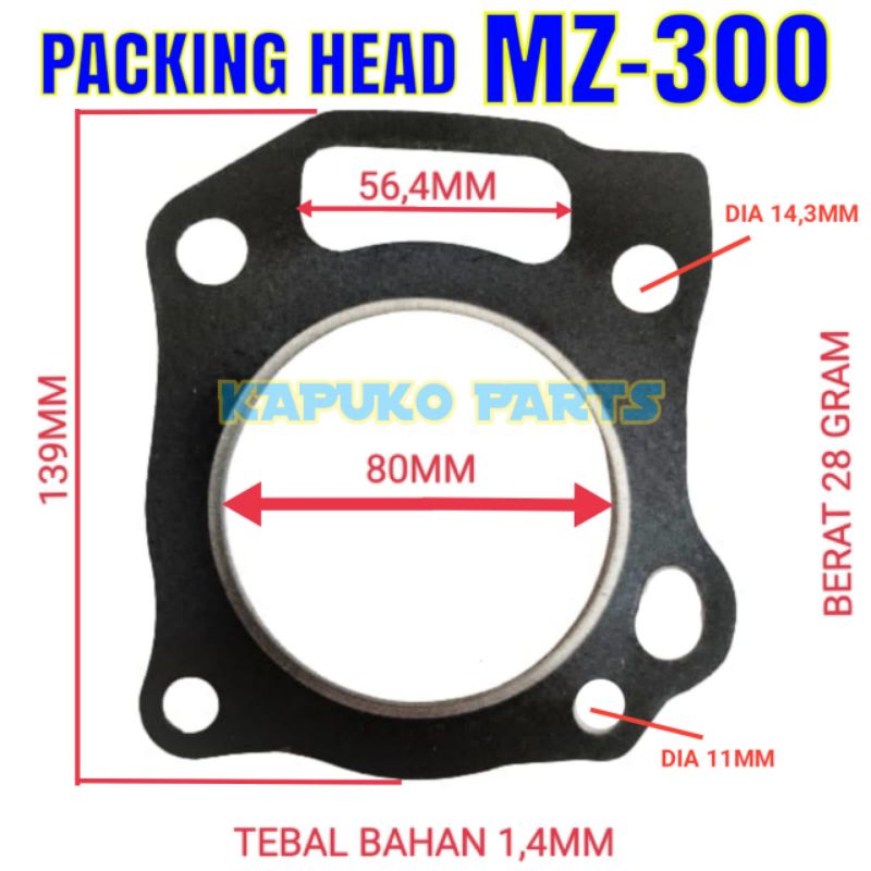 Jual MZ 300 PACKING HEAD UNTUK MESIN BENSIN YAMAHA | Shopee Indonesia