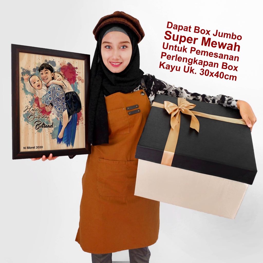 Jual Kotak kado Berpita Jumbo / bungkus hamper / Packaging Hadiah ...