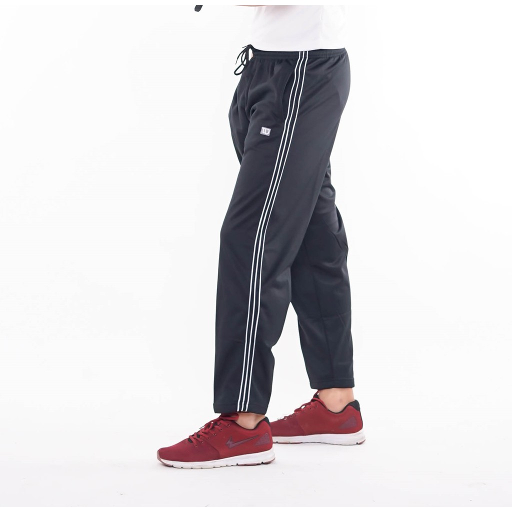 Jual Celana Training Strip 3 Training Olahraga Pria Wanita | Shopee ...