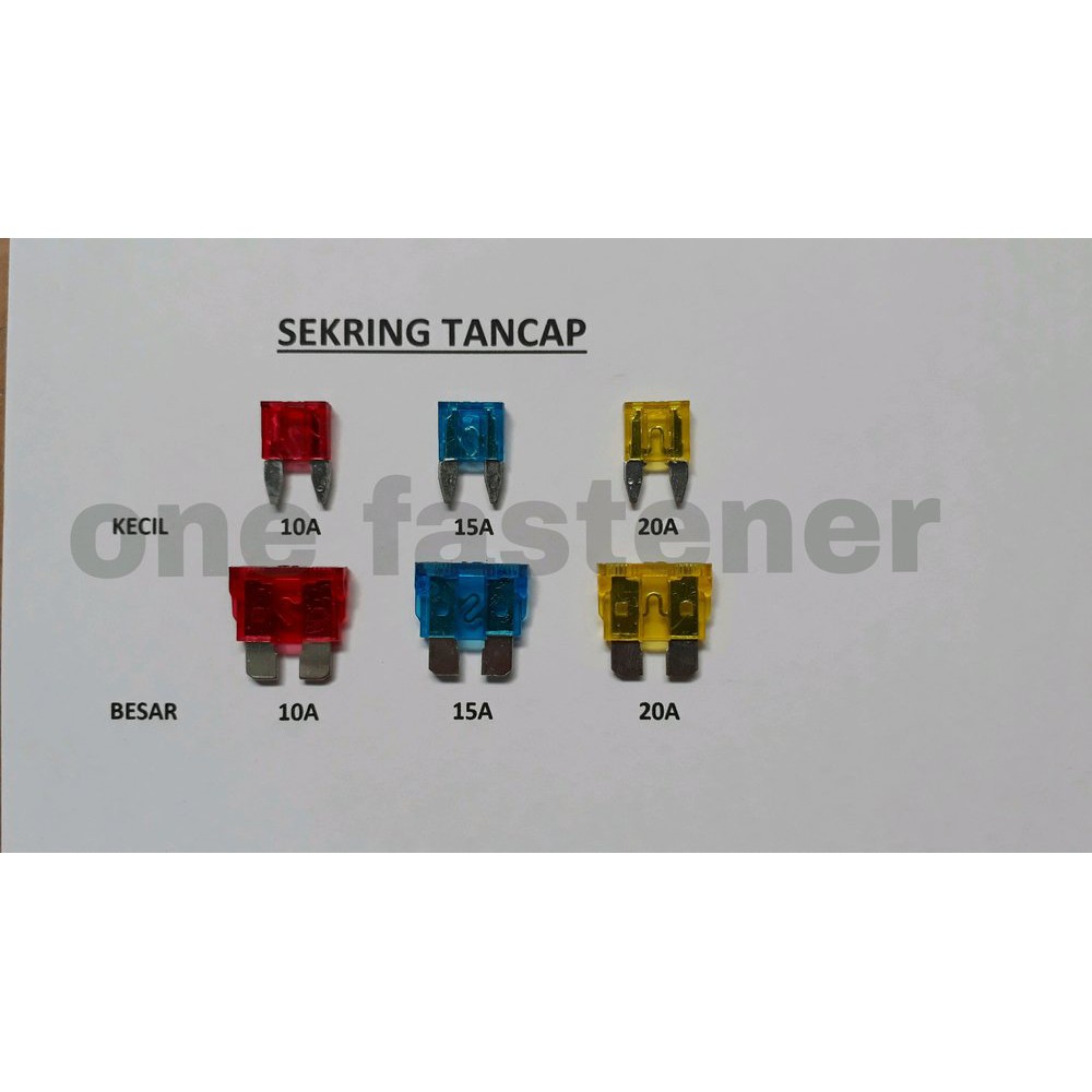 Jual Silakan Order Sikring sekring fuse tancap colok 5a 10a 15a 20a ...