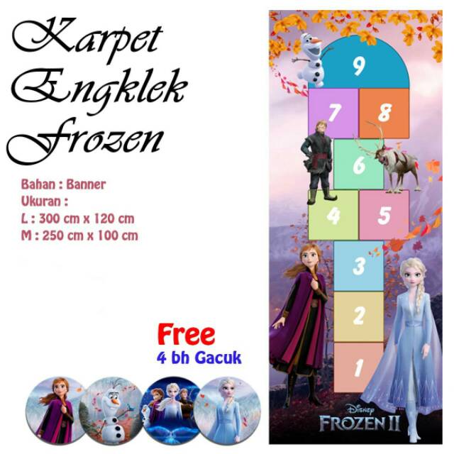 Jual Karpet Engklek Kartun SIZE L (Frozen,LOL,Hello Kitty ,Toy Story ...