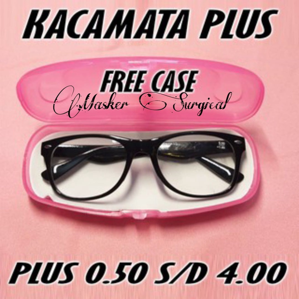 Jual Kacamata baca plus / kacamata lensa plus ukuran +1.00 s/d +4.00 ...