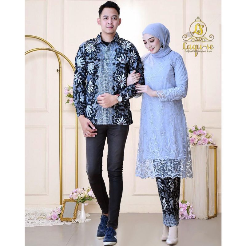 Jual Couple Kebaya Tunik Tulle Modern / Kebaya Couple / Kebaya Modern ...