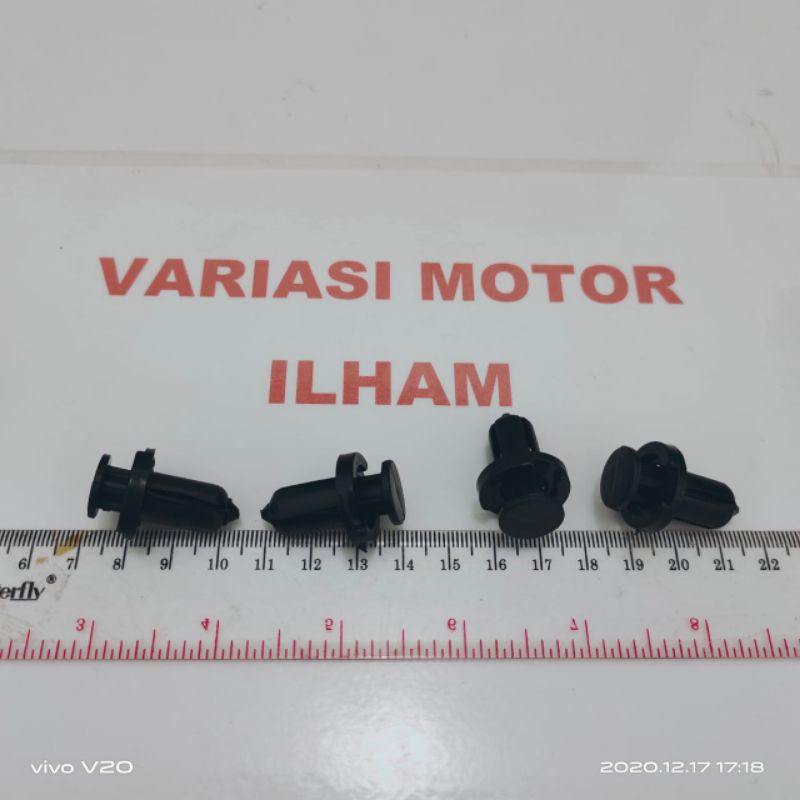 Jual KANCING KLIP BUMPER MOBIL HONDA SIZE PANJANG (L) DAN SIZE PENDEK ...