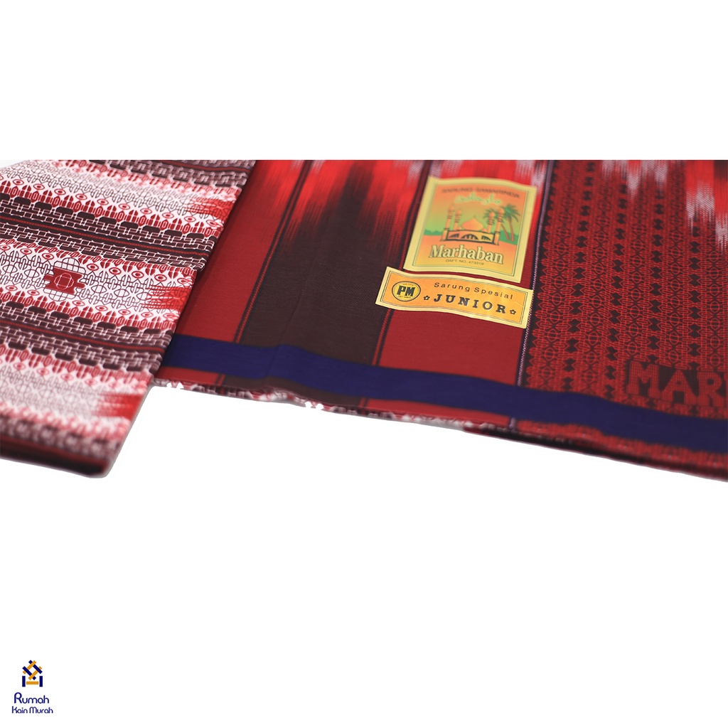 Jual Sarung Samarinda Junior Pulau Mas Marhaban (Merah 5531) | Shopee ...