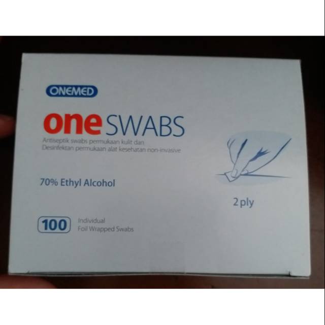 Jual Alcohol swabs one med (antiseptic swab) | Shopee Indonesia