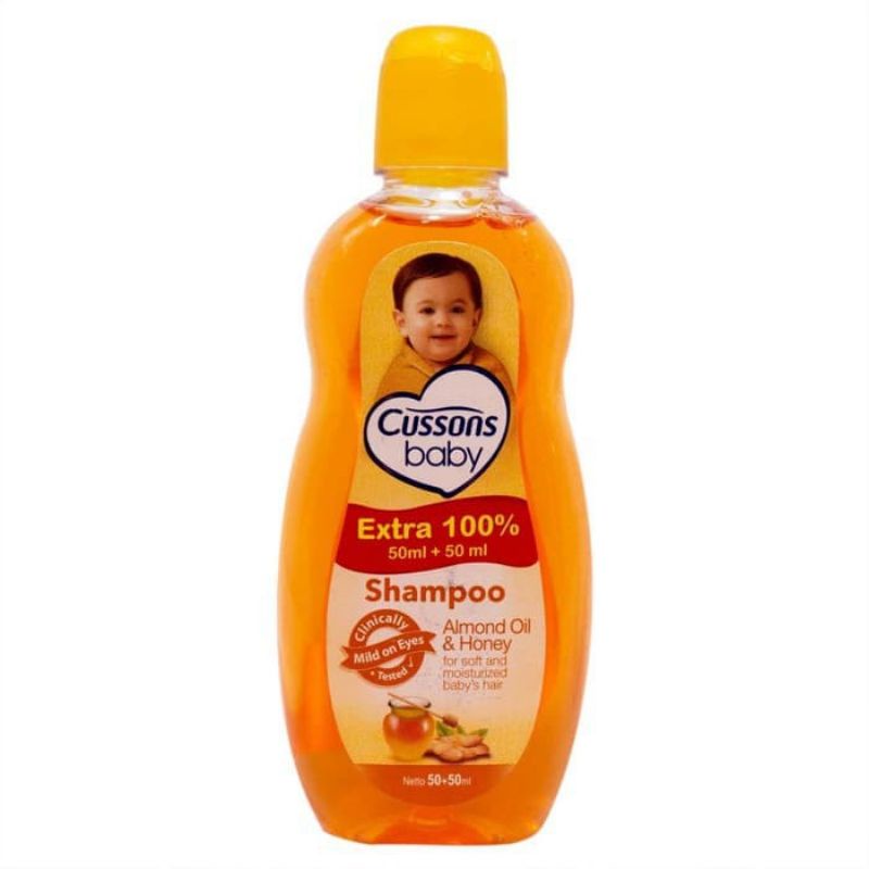 Jual cussons shampoo almond oil &honey 50ml+50ml | Shopee Indonesia