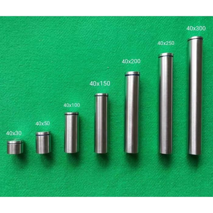 Jual Pen Iklan 40 x 150 Stainless / Stabil Kaca Sign Board / Baut ...