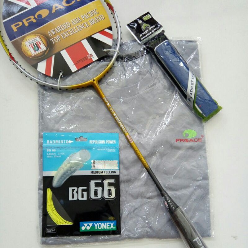 Jual PRO ACE SWEETSPOT 3000 Raket Badminton Original | Shopee Indonesia
