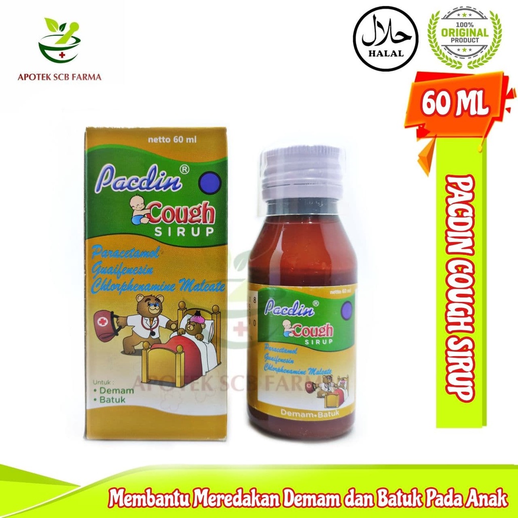 Jual Pacdin Cough Sirup 60 ml - Obat Batuk & Demam | Shopee Indonesia
