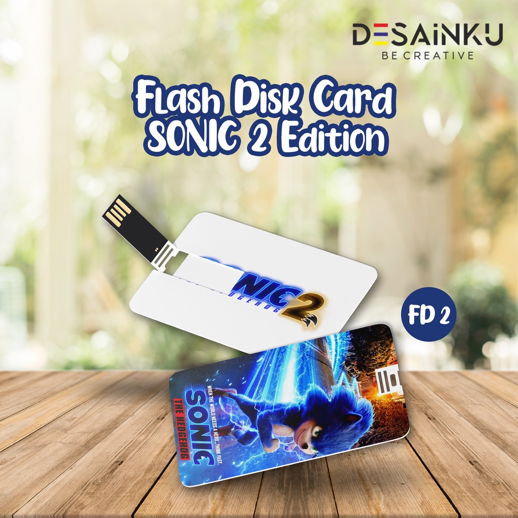 Jual Flashdisk Card Sonic 2 Edition / Usb kartu, usb Id Card Print 2 ...