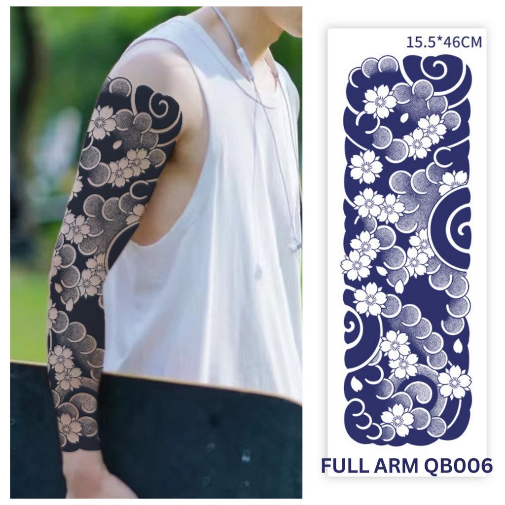 Jual Stiker Tato Full Arm | Fruit Ink | Semi Permanen 46x15.5 cm ...