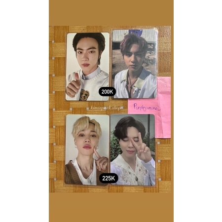 Jual JUAL PHOTOCARD IMAGE PICKET 3D PHOTO POSTCARD MERCH OFFICIAL BTS ...