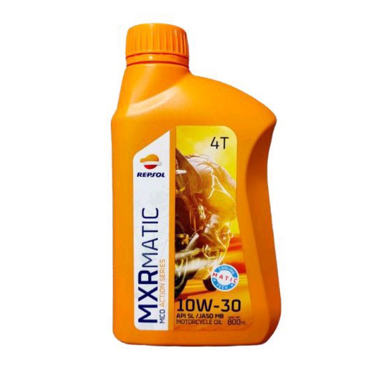 Jual Oli Mesin Repsol MXR MATIC SAE 20W-40 800ML Original | Shopee ...