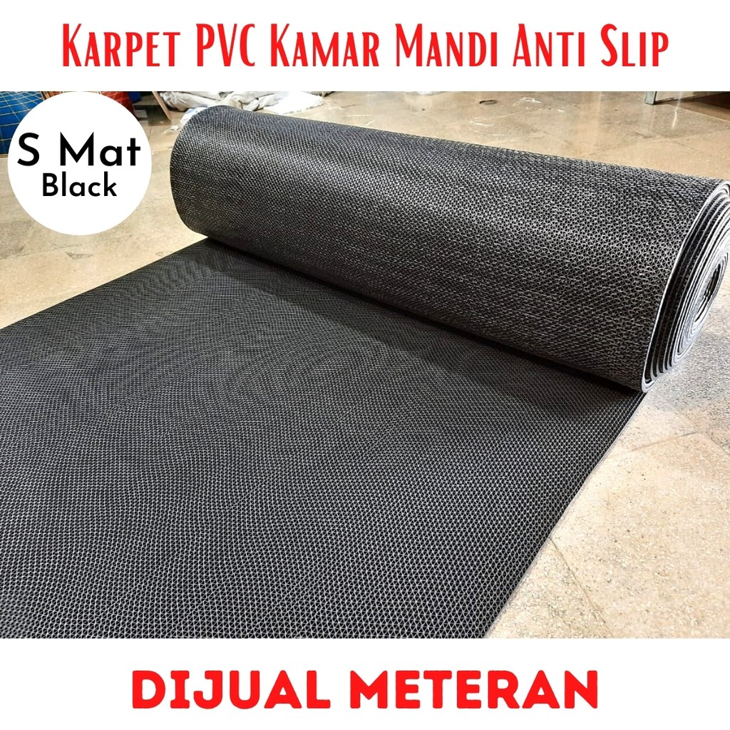 Jual Karpet PVC Kamar Mandi 1m x 1.2m S Mat, Keset PVC ANTI SLIP ...