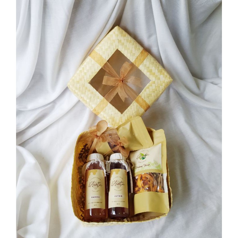 Jual HAMPERS PAKET 2 (MADU 2 BOTOL + WEDANG UWUH + BEE POLLEN) | Shopee ...